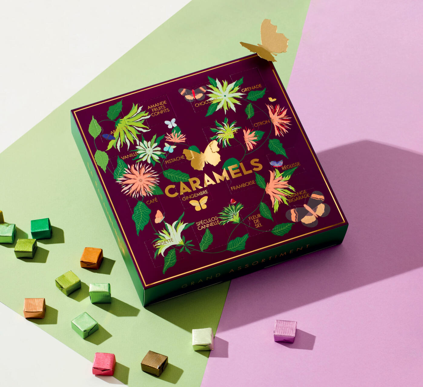 Coffret caramel 16 saveurs - Le monde de l'épicerie fine